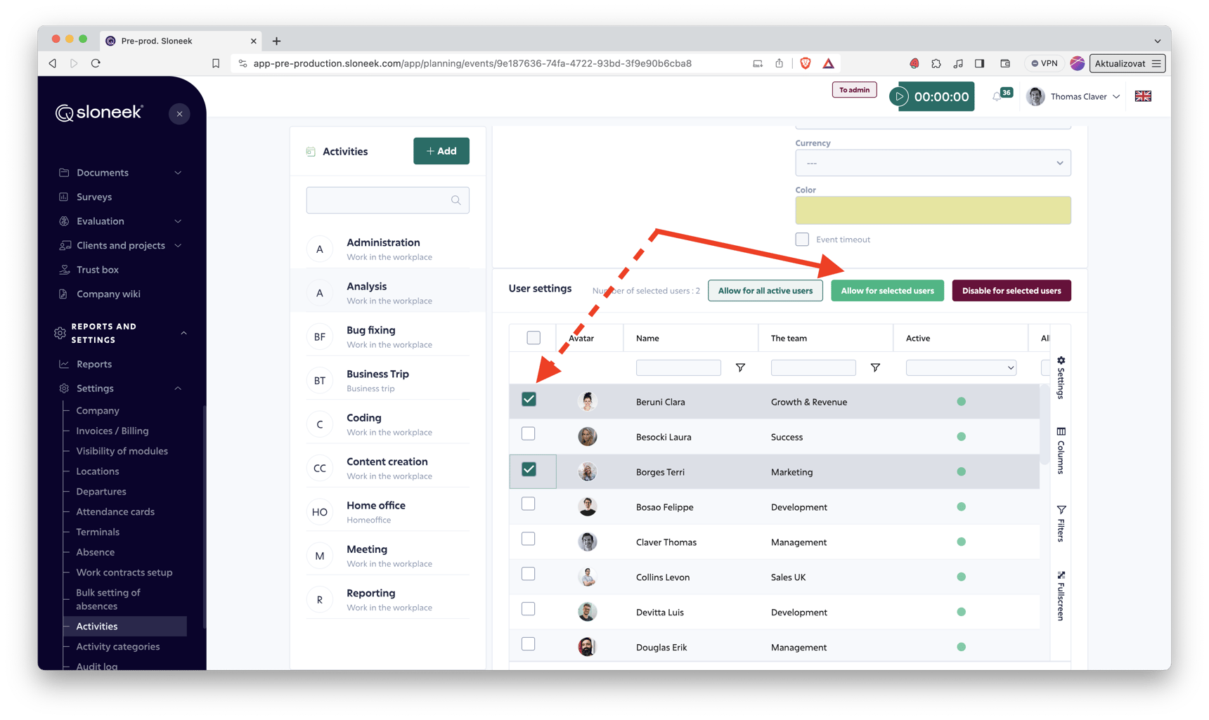 Time tracking settings – Help Center